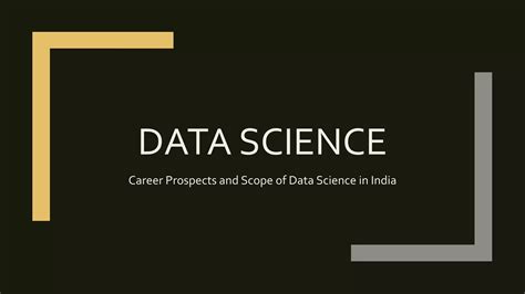 Career Prospects And Scope Of Data Science In India Pptx