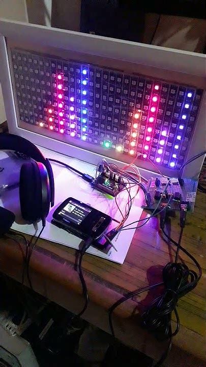 14 bands spectrum analyzer led light with ws2812b and msgeq7 youtube