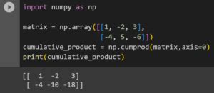 Numpy Cumprod In Python Calculating Cumulative Product In Numpy Codeforgeek