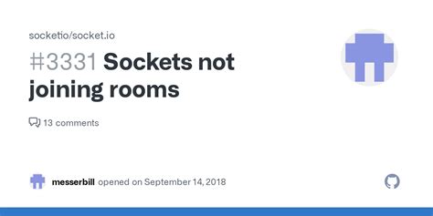 Sockets Not Joining Rooms · Issue 3331 · Socketio · Github