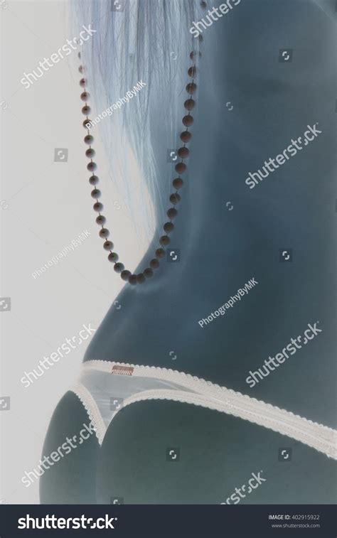 Sexy Woman Pearl Necklace Woman Stock Photo Shutterstock