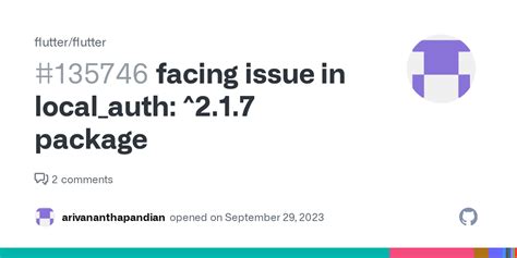 Facing Issue In Localauth 217 Package · Issue 135746 · Flutter