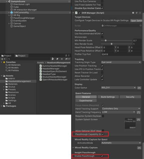 How To Build Your Passthrough Ar App For Oculus Quest In Unity The