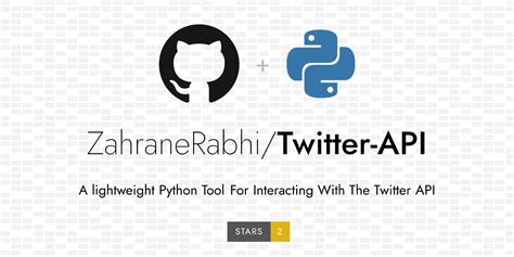 github zahranerabhi twitter api 🔵twitter api is a lightweight python