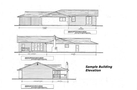 Building Elevation Plan Example San Rafael