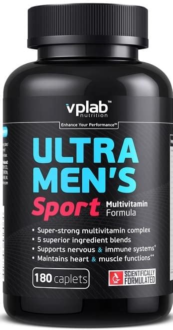 Ultra Men's Sport Multivitamin Formula от VP Laboratory: отзывы, состав ...