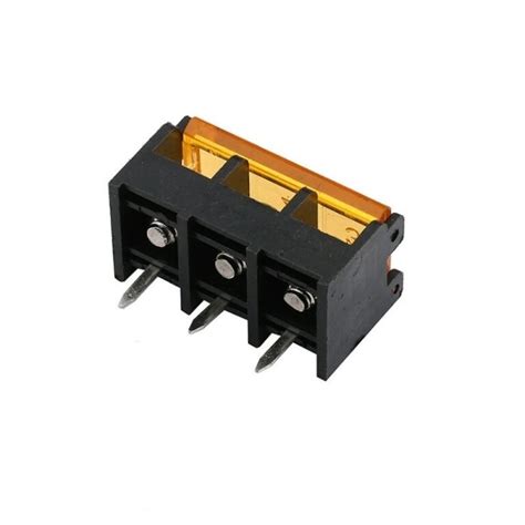 3pin Barrier Terminal Block With Cover Flux Electronix