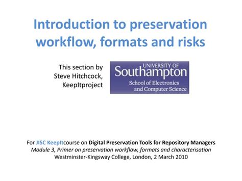 keepit course 3 preservation workflow ppt desktop publishing