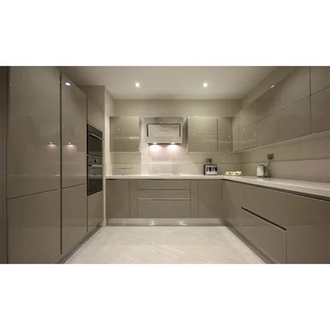 U Shape Glossy Kitchen Interior Designing Service At 120000 Inr In Delhi Anil Multi Service