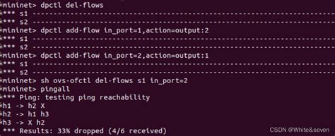 Sdn实验 Mininet实验一sdn 实验 Csdn博客