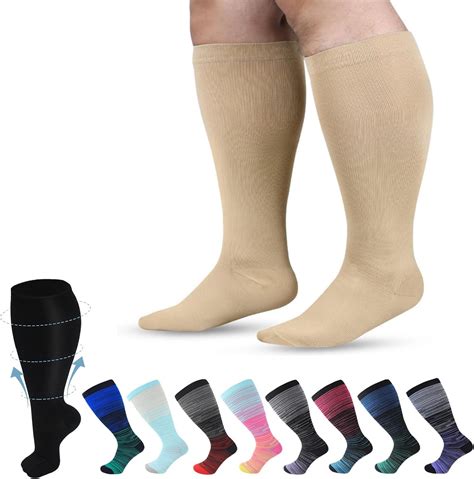 Everstride Compression Socks For Women Wide Calf Everstride Advanced Wide Compression Socks For