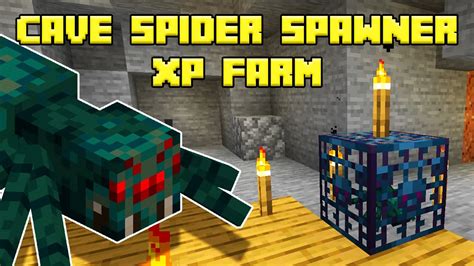 Minecraft Cave Spider Spawner Xp Farm 1 16 Tutorial Java Edition