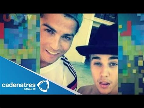 Cristiano Ronaldo And Justin Bieber