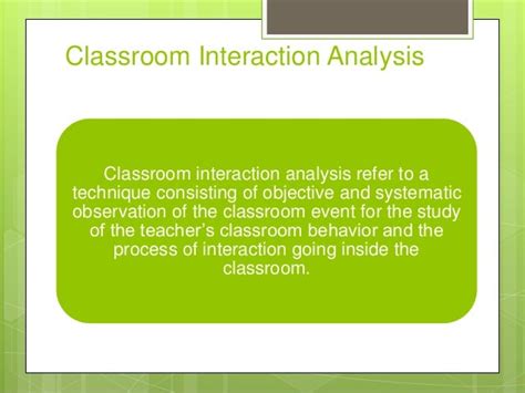 interaction analysis