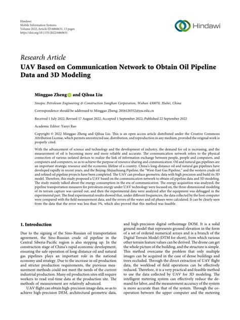 pdf uav based on communication network to obtain oil pipeline data