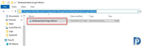Desktop Analytics Logs Collector Dalogscollector Tool
