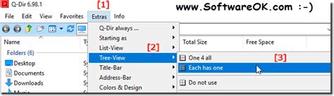 Can I Have A Separate Tree View For Each Explorer List View