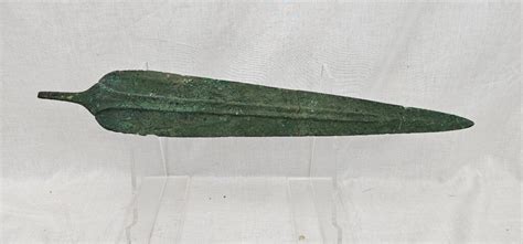 Large Circa 1500 Bc Bronze Age Spear Head Sally Antiques