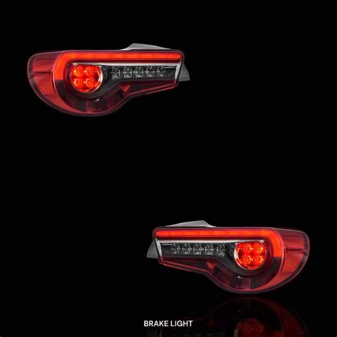 Sequential Clear Red Full Led Tail Lights Fits Subaru Brz Zc6 1st