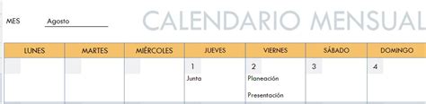 Cómo Hacer Un Calendario En Excel Paso A Paso ⋆ Tuit Marketing