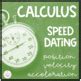 Calculus Horizontal Motion Position Velocity Acceleration PVA Speed Dating