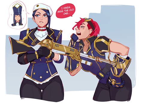 Arcane Caitlyn Danbooru