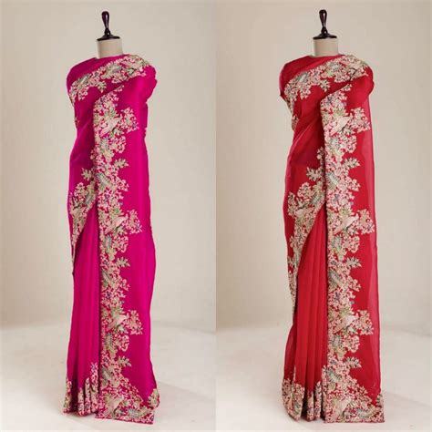 Embroidered Sequence Jimmy Choo Saree Suppliers Manufactures And Wholesaler In Surat