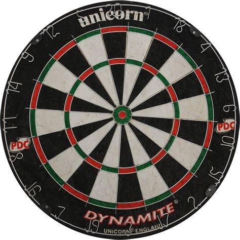 Unicorn Dynamite Dart Board Staple Free Bullseye Round Wire Amazon Co Uk Sports Outdoors