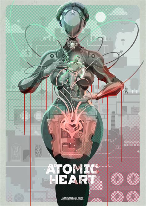 原子之心atomic Heart Hudaao Atom Character Design Heart Art