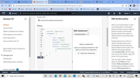 Aws Bucket Policy Error · Issue 447 · Bullhorncareer Portal · Github