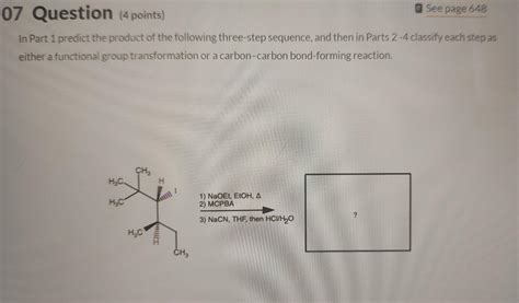 solved in part 1 predict the product of the following