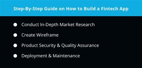 How To Build Fintech App For Your Business A Complete Guide