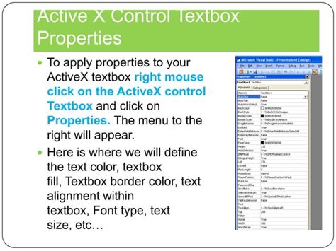 Active X Control 2007 Pptx