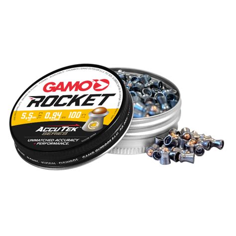 Gamo Accutek Rocket Pellets 22 Tin Of 100 Lock And Load Co