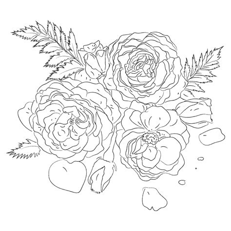 Premium Vector Rose Bunch