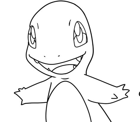 포켓몬스터 파이리 색칠공부 도안 무지개캔버스 색칠공부 무료도안