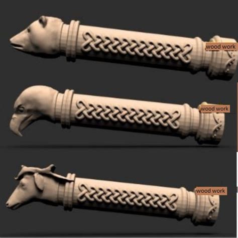 3d Stl Model 3d Stl Knife Handle File Stl For Printing 3d Knife Handle
