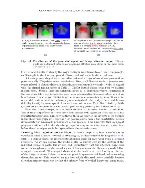 Clinically Accurate Chest X Ray Report Generation Deepai