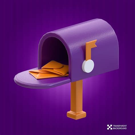 Premium Psd 3d Rendering Mail Icon For Business Marketing
