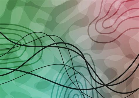 Green Art Wallpaper Abstract Curve Background 49132944 Vector Art At
