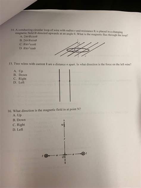 Solved A Conducting Circular Loop Of Wire With Radius R Chegg