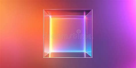 Colorful Glowing Rectangular Frame With Gradient Background For Modern Colorful Glowing Rectangular Frame With Gradient Background For Modern
