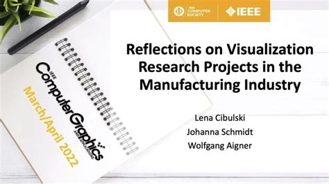 Reflections On Visualization Research Projects In The Manufacturing