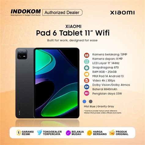 Jual Xiaomi Pad Gb Gb Garansi Resmi Shopee Indonesia