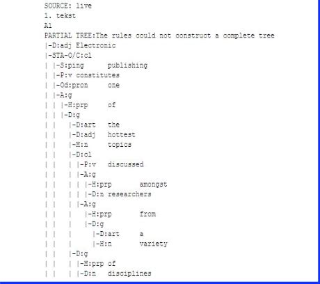 Syntactic Parser Output Download Scientific Diagram
