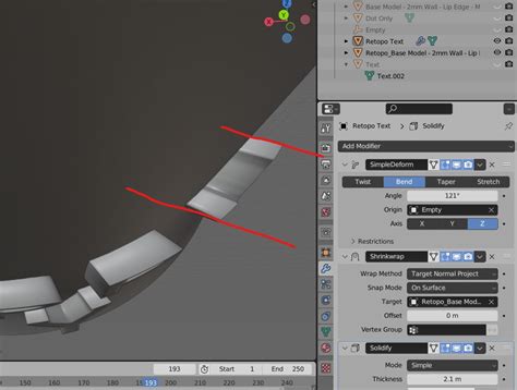 skewed raised text modeling blender artists community
