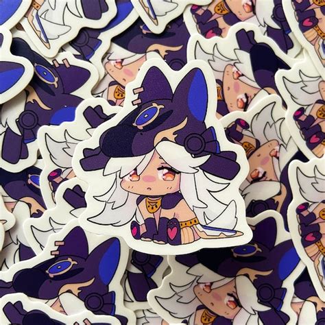 Cyno Genshin Sticker Etsy Uk