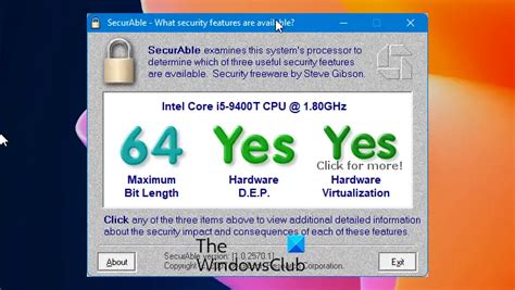 Find Out The Security Features Of Your Processor Using Securable