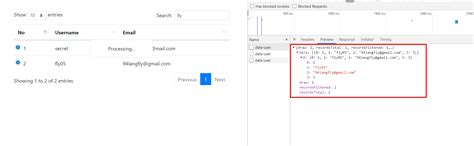 Seach And Sort Stuck On Processing When True Return Json True DataTables Forums