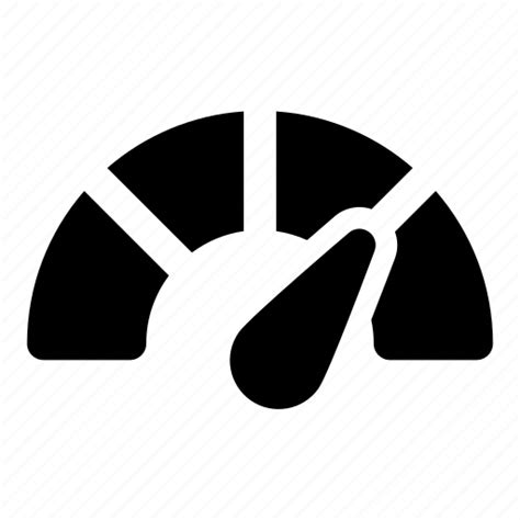 Speedometer Velocity Limit Bandwidth Measuring Tool Glyph Icon Download On Iconfinder